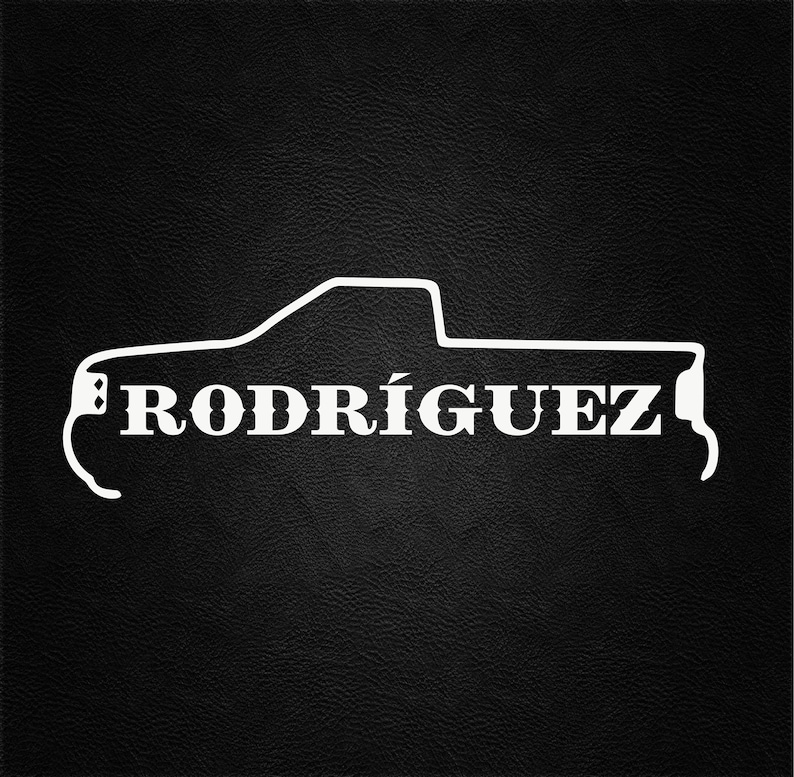RODRIGUEZ LAST NAME Sticker Decal / Soy Toxica / Tengo Novia Toxica ...