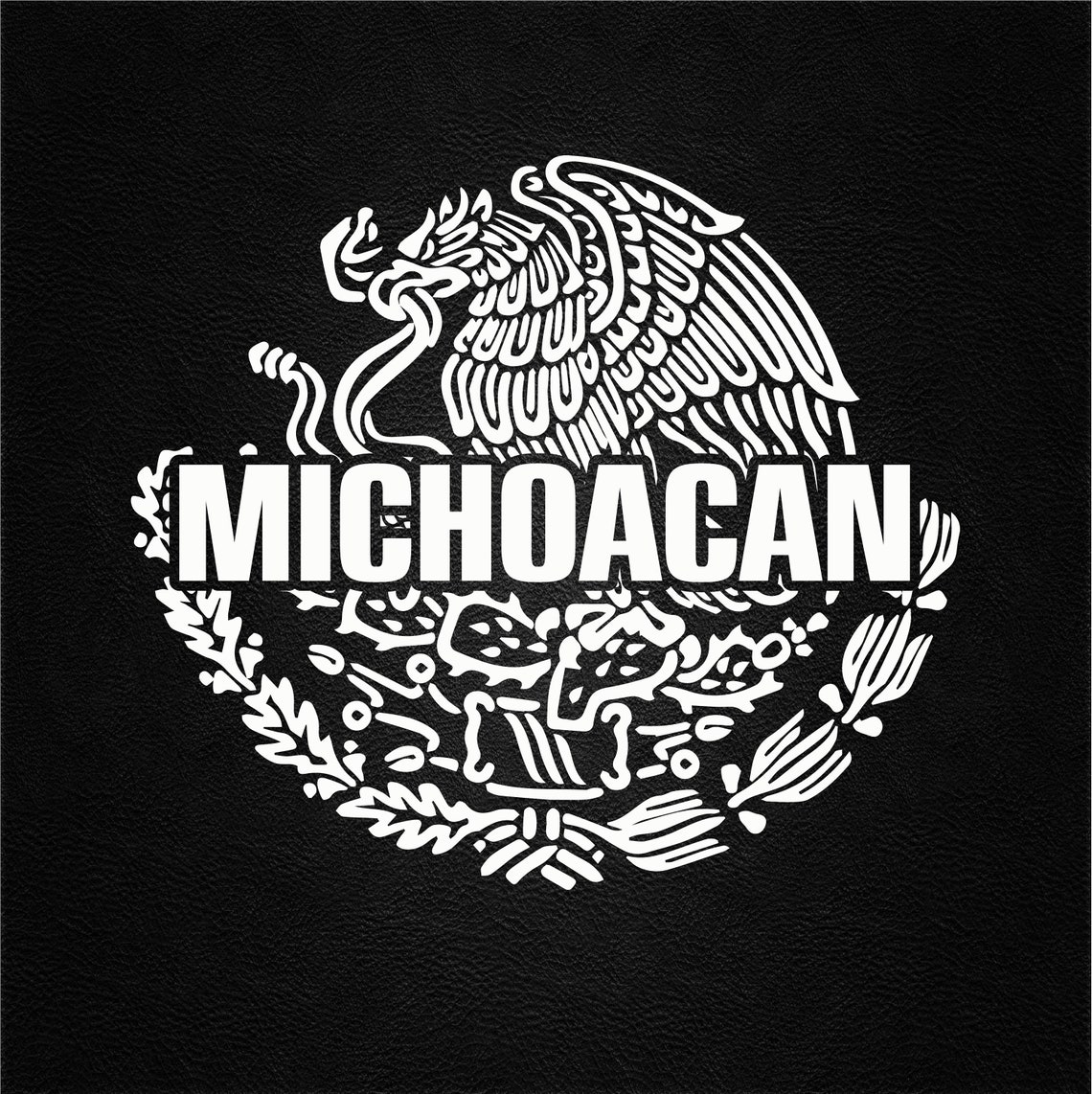 Michoacan Escudo Mexicano Sticker Decal / Aguila Mexicana / Mexicano ...