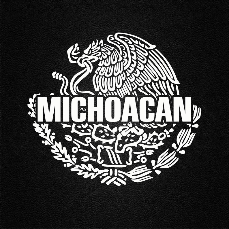 Michoacan Escudo Mexicano Sticker Decal / Aguila Mexicana / Mexicano ...