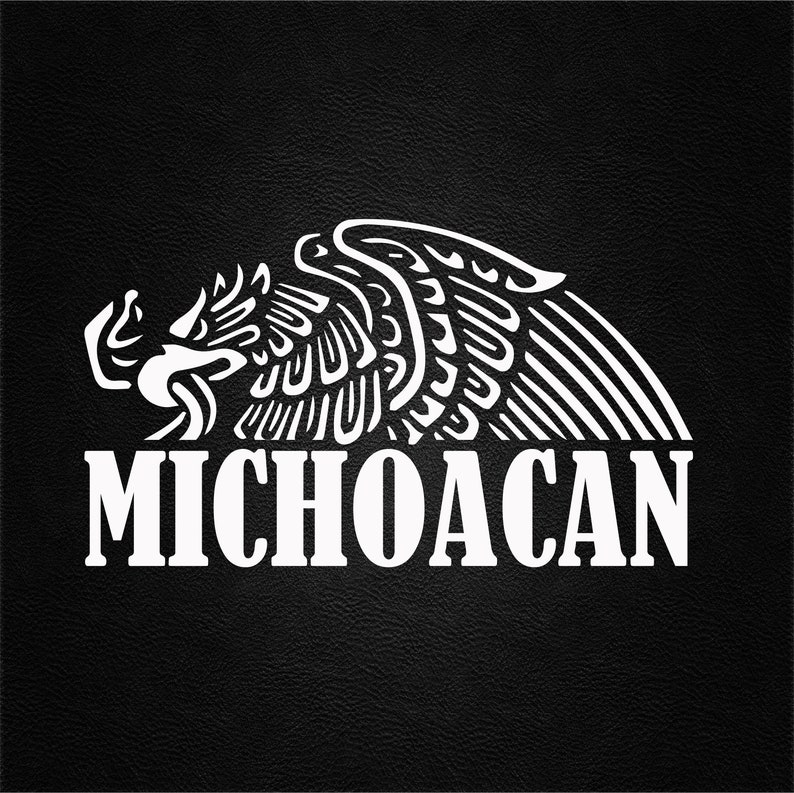 Michoacan Escudo Mexicano Sticker Decal / Aguila Mexicana / Mexicano ...