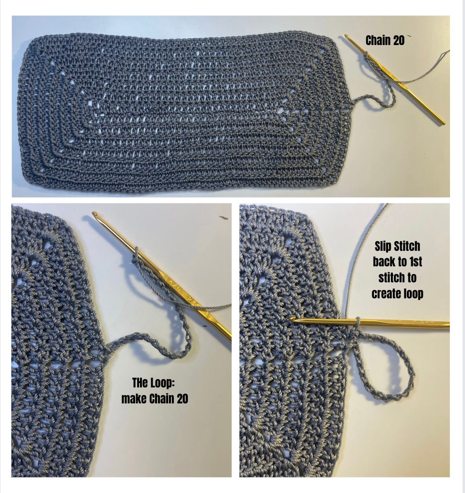 Crochet Market Bag PATTERN - Packable & Foldable, Produce Farmer Market ...