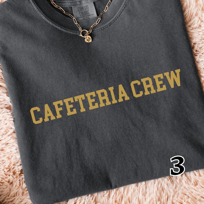 Lunch Lady Shirt Comfort Colors Cafeteria Life Tee for School Staff ...