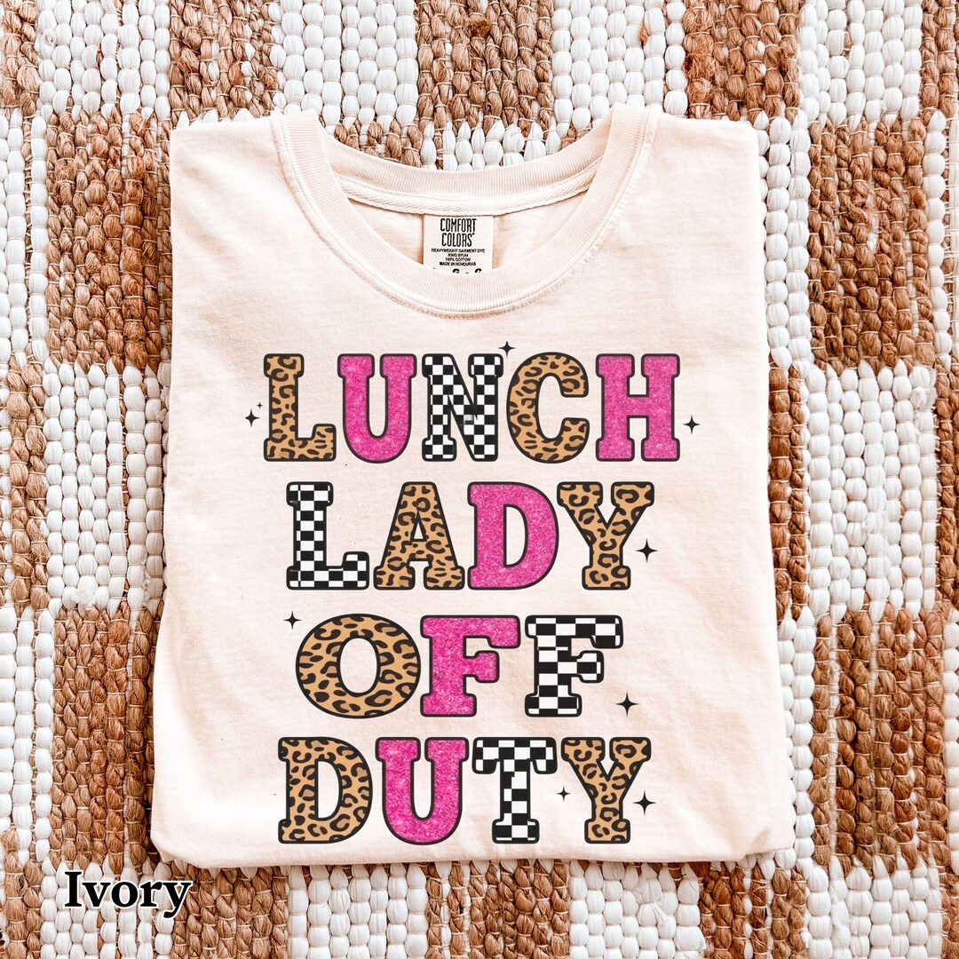 Lunch Lady Shirt, Cafeteria Worker Shirt, Lunch Crew Shirt, School ...