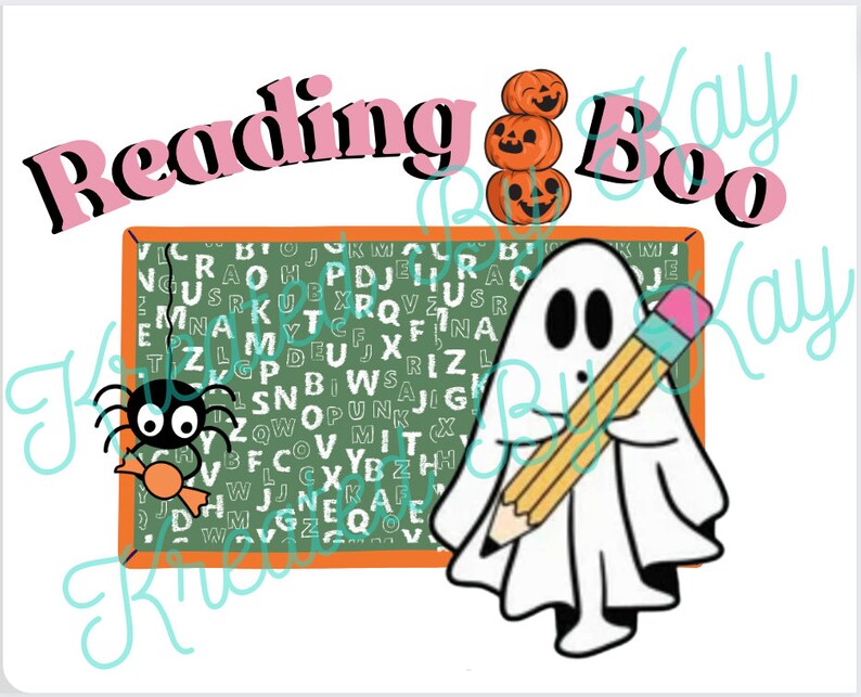 Teacher Boo Transparent Background PNG, Cute Pencil Ghost, Elementary ...