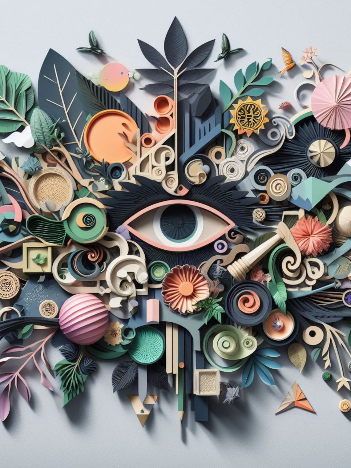 Nature's Canvas Bundle 3d Vibrant Colour 5 Creative Nature Wall Art - Etsy