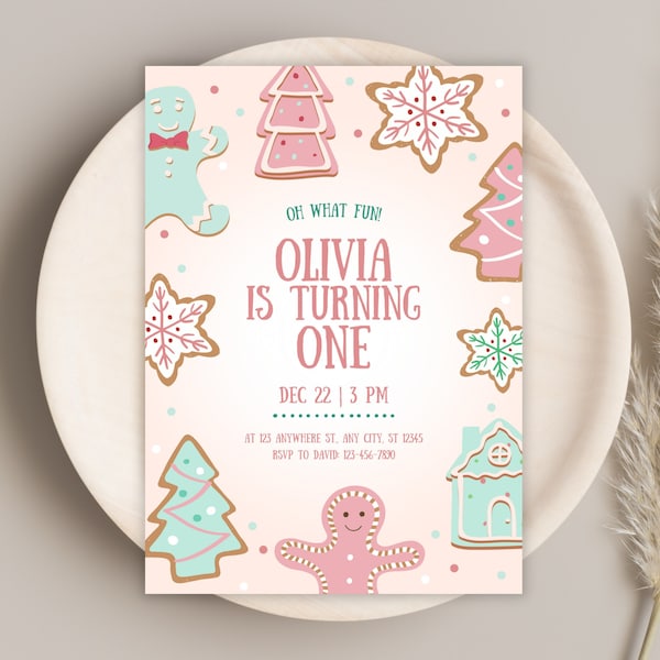 Gingerbread 1st Birthday - Etsy