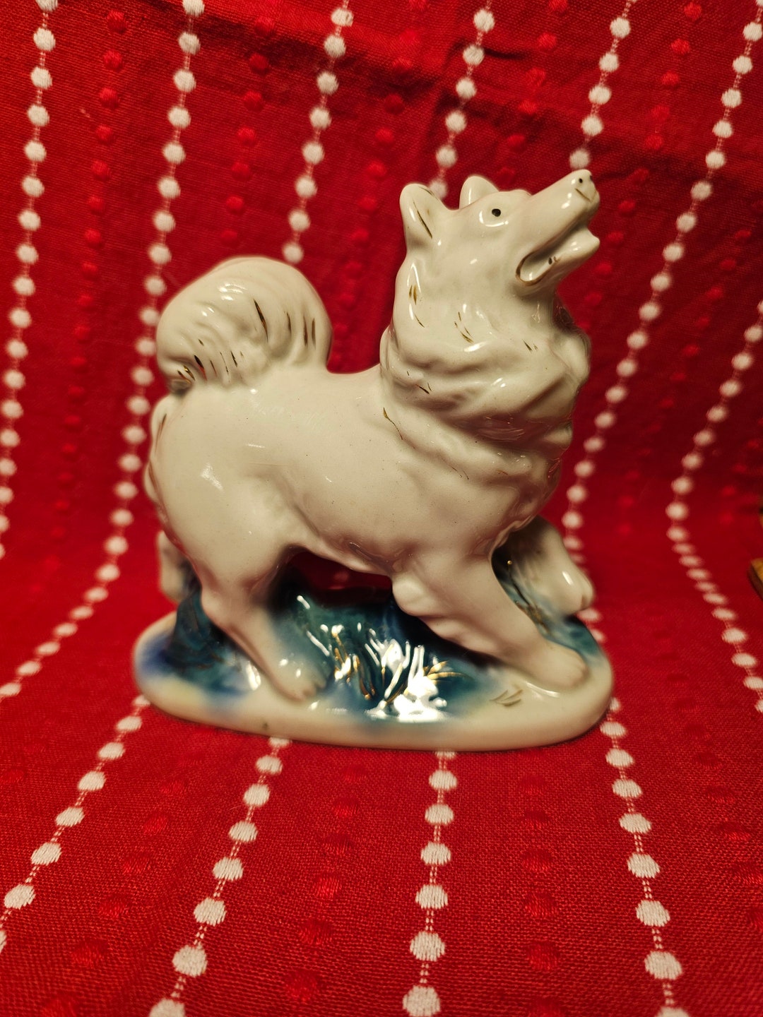 Liberian Husky Dog Soviet Russian Porcelain Figurine - Etsy