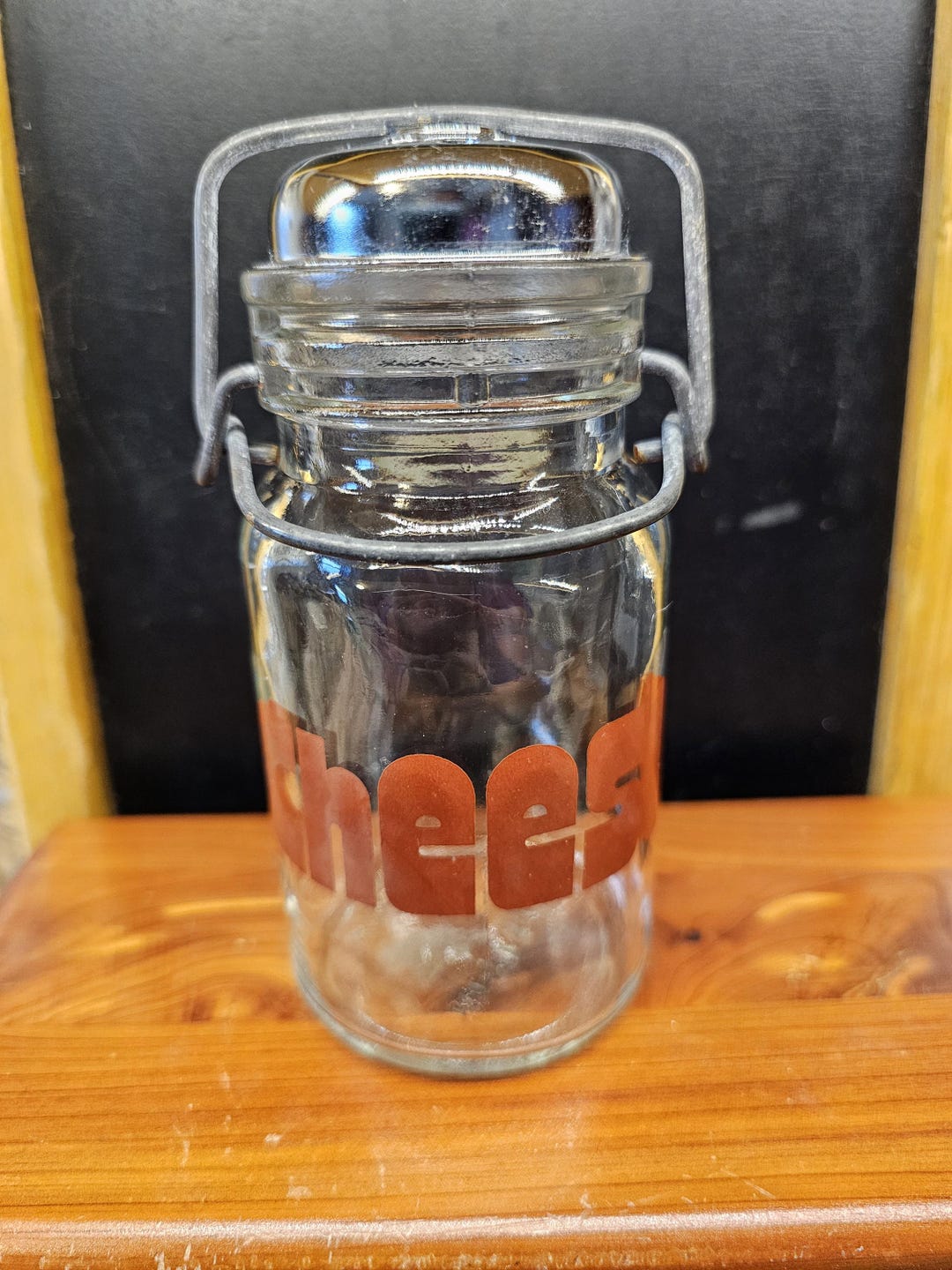 Vintage Wheaton Cheese Jar, Locking Wire With Lid - Etsy