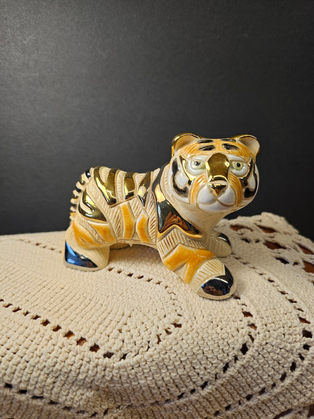 Artesania Rinconada Bengal Tiger Figurine - Etsy