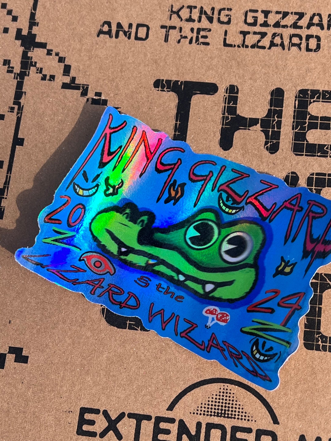 KGLW 2024 Tour Holographic Sticker King Gizzard and the Lizard Wizard ...