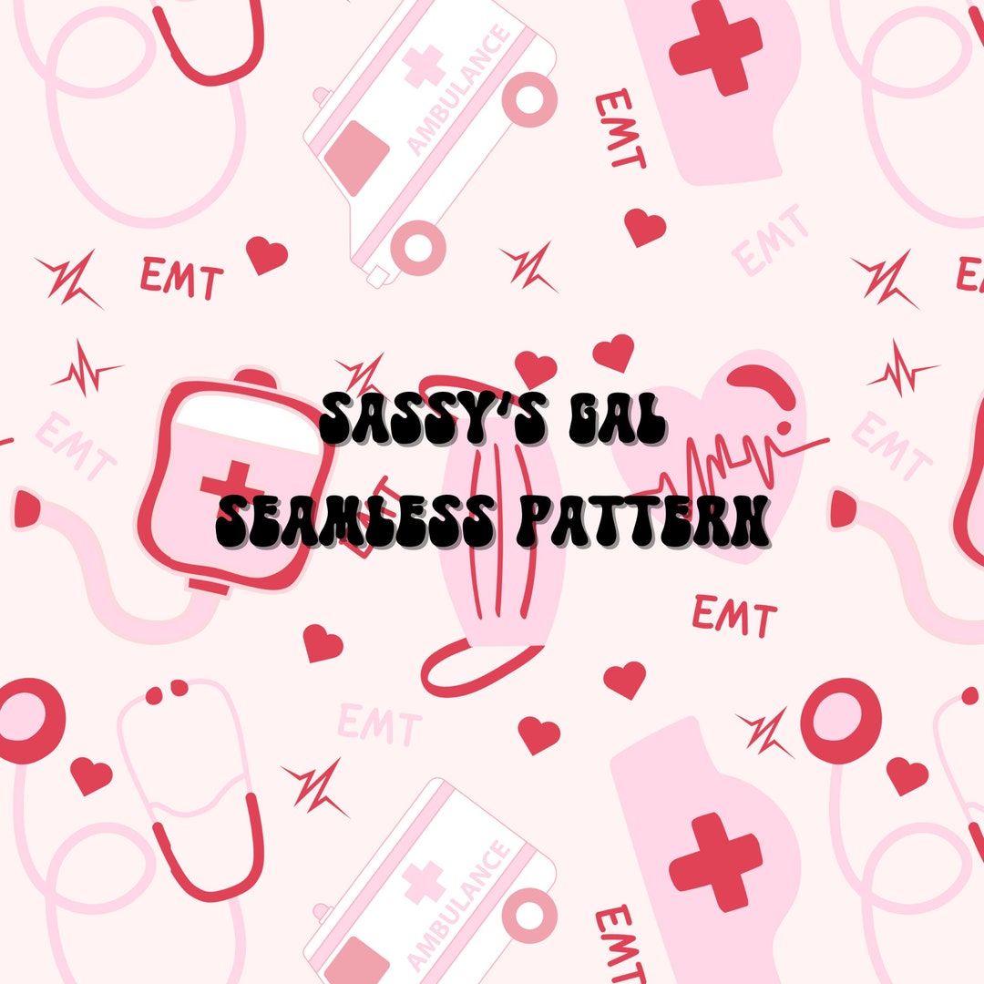EMT Seamless Pattern, EMT Png, Emt Design, Emt Gift Wrap, EMT Grad ...