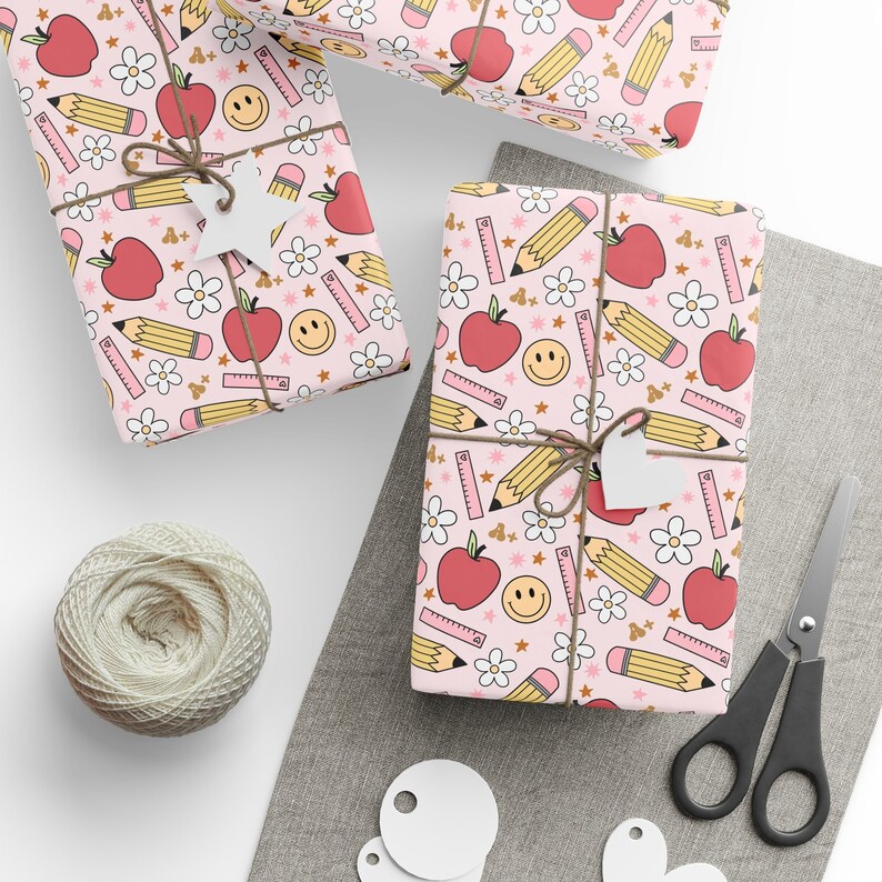 Teacher Appreciation Wrapping Paper, Gift for Teacher, Teachers ...