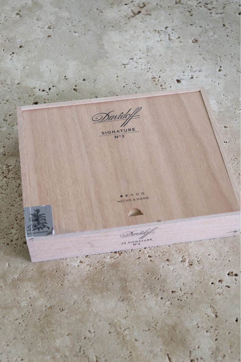 Davidoff Signature No 2 Cigar Box - Etsy