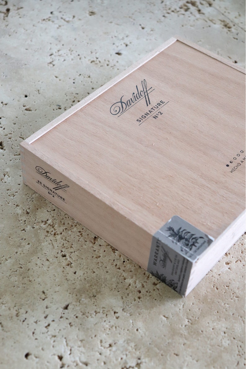 Davidoff Signature No 2 Cigar Box - Etsy