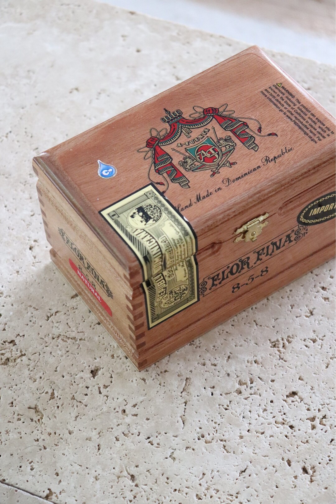 A Fuente Flor Fina 858 Empty Cigar Box - Etsy