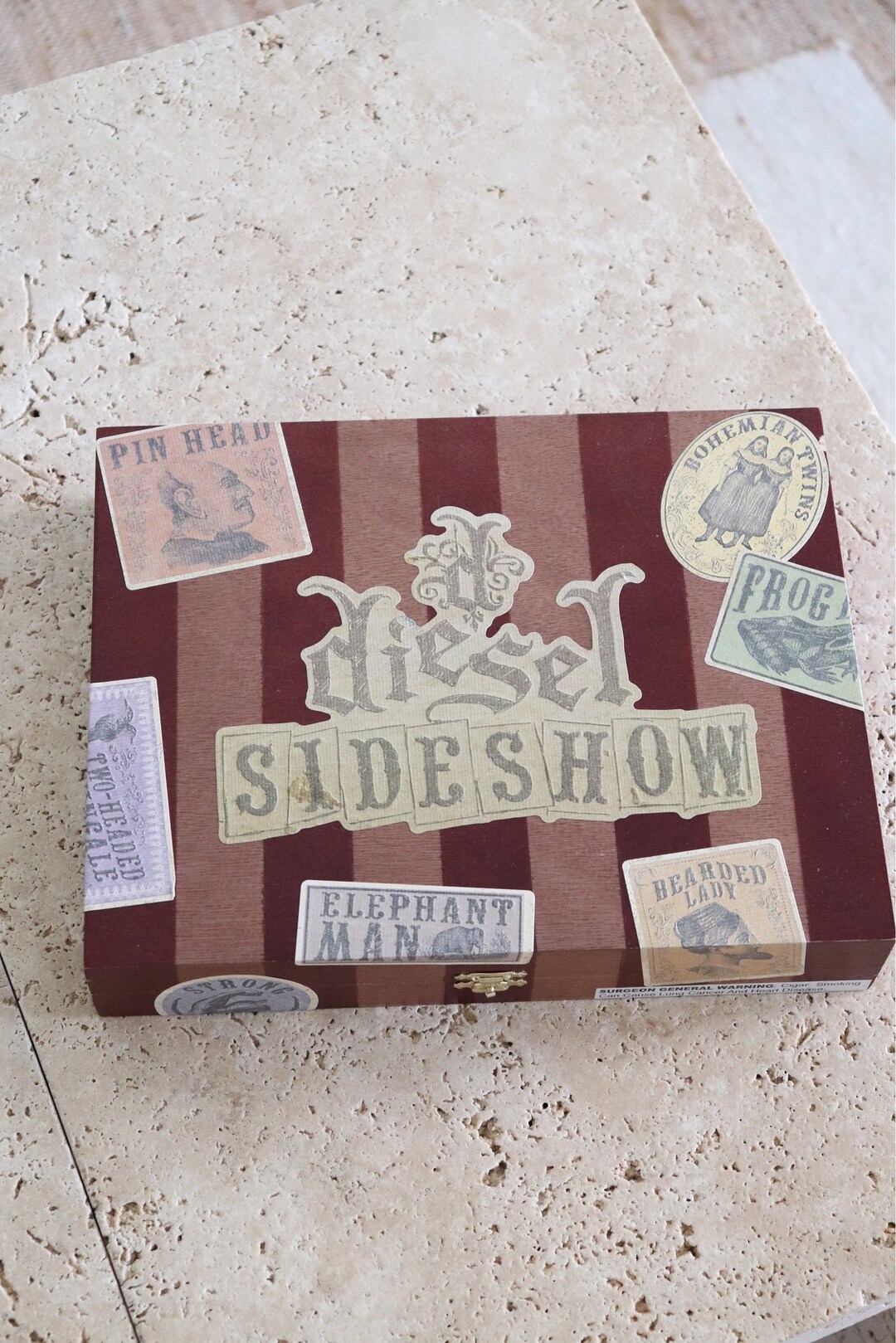 Diesel Sideshow Sampler Empty Cigar Box - Etsy