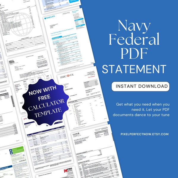 Bank Statement - Etsy