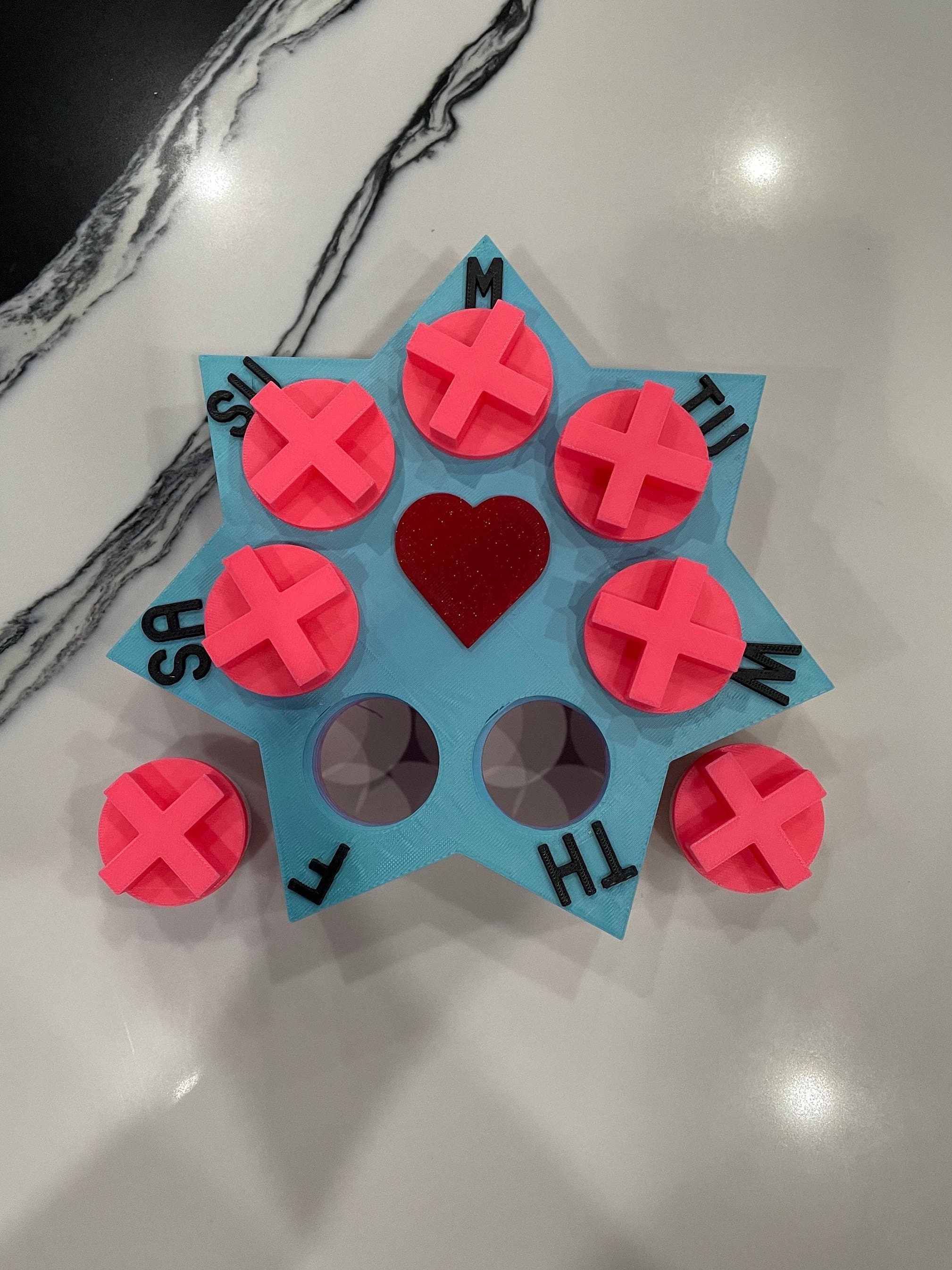 Stunning Star Pill Calendar Illuminate Your Medication Routine - Etsy