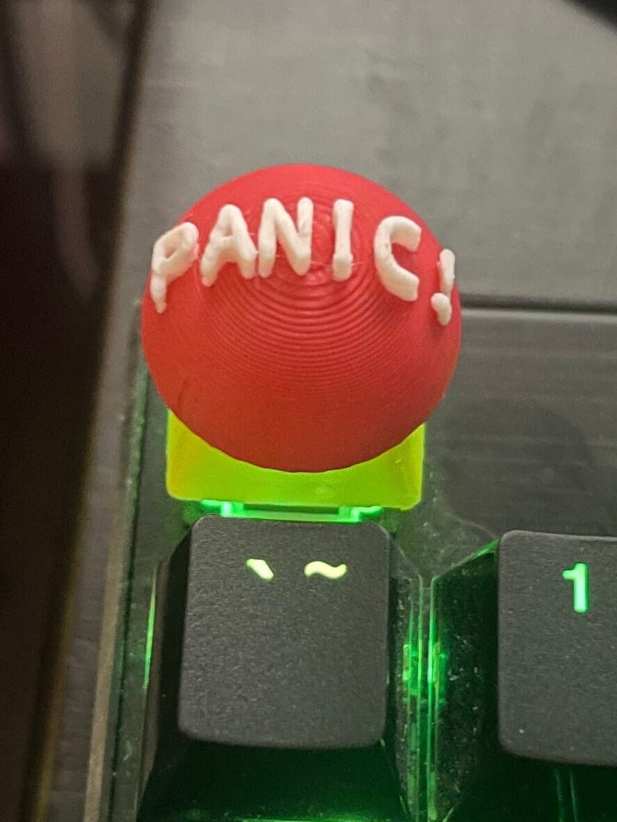 Custom Keycaps: Panic, Cute Anime, Keycap ESC, Keycap, Artisan Keycaps ...