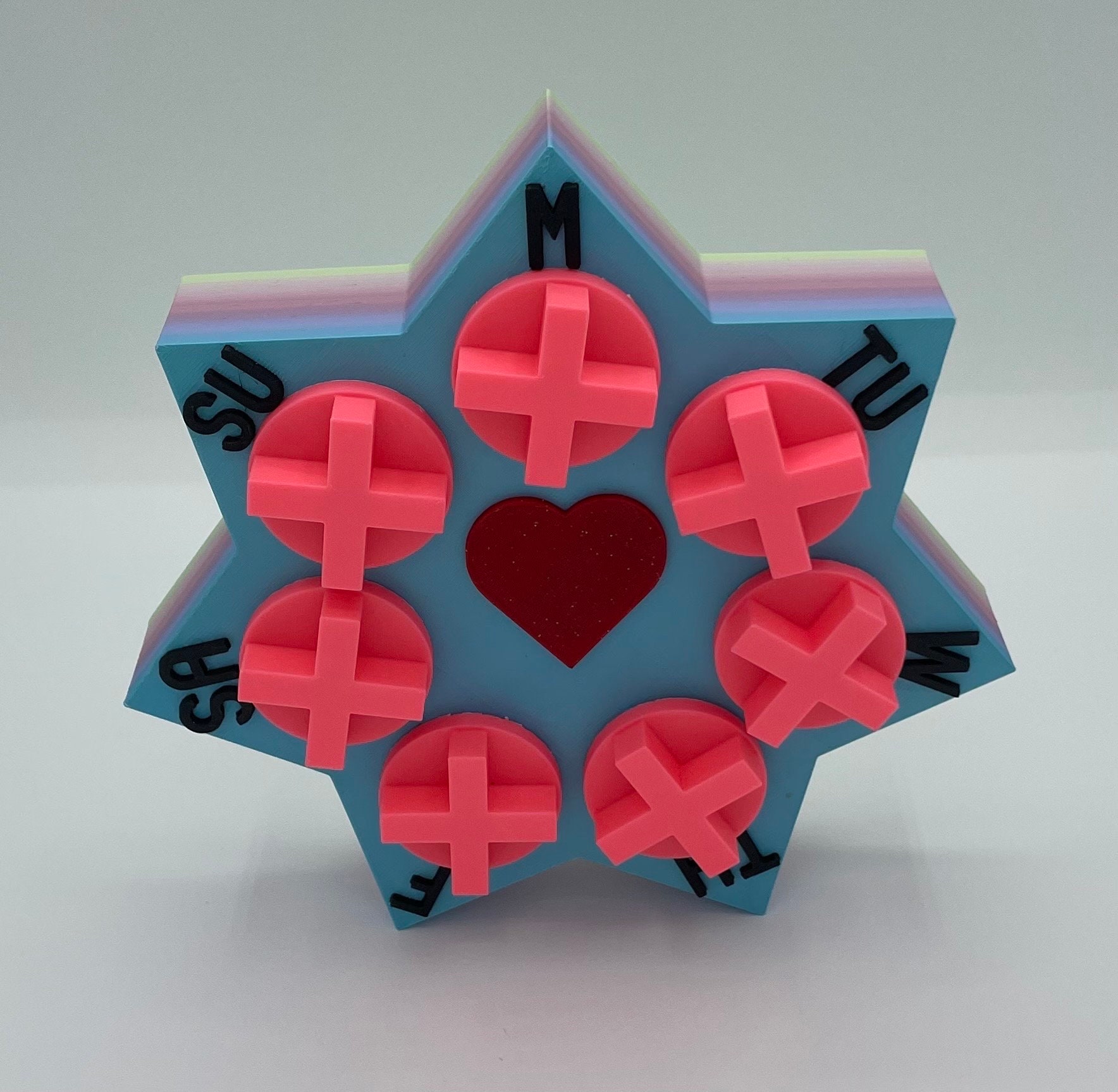 Stunning Star Pill Calendar - Illuminate Your Medication Routine! - Etsy