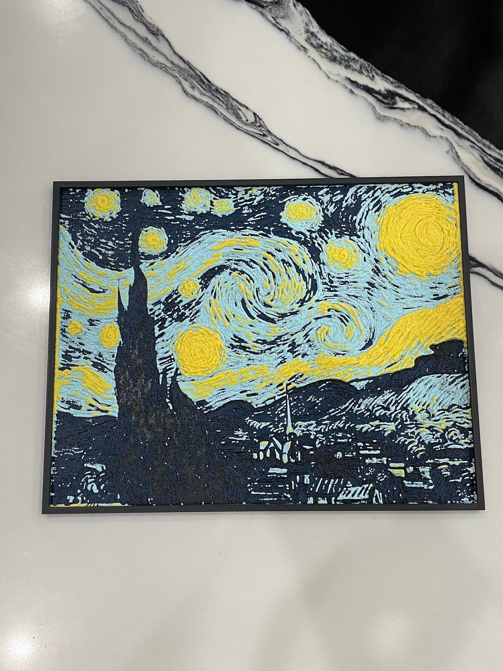 Starry Night Sky 3D Printed Wall Art - Bring the Celestial Beauty ...