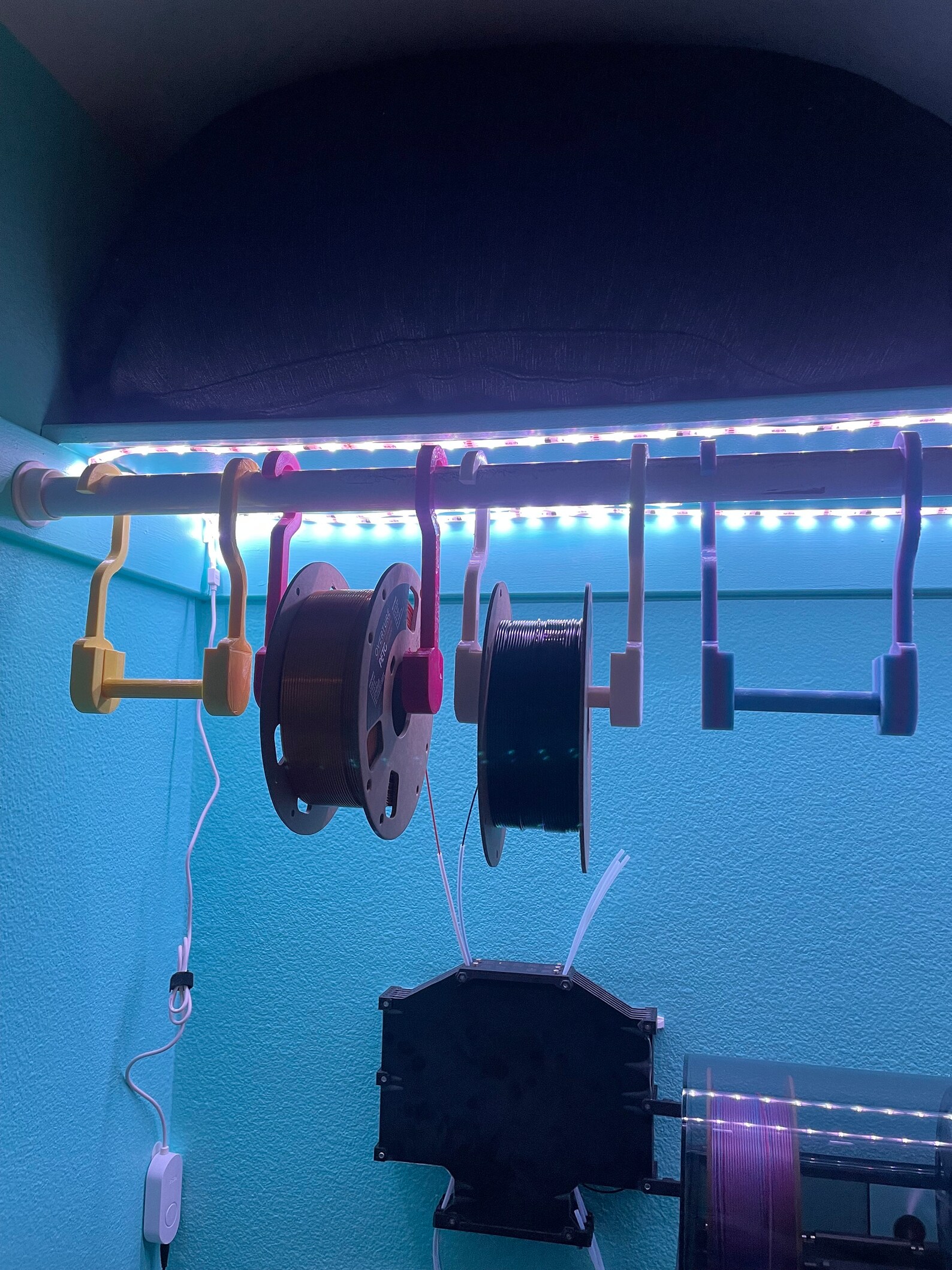 Customizable Filament Spool Hangers - Sustainable Storage and Printing ...