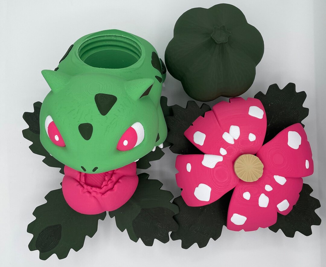 Mega Bulbasaur Pokémon Container - Unleash Nostalgia With Customizable ...