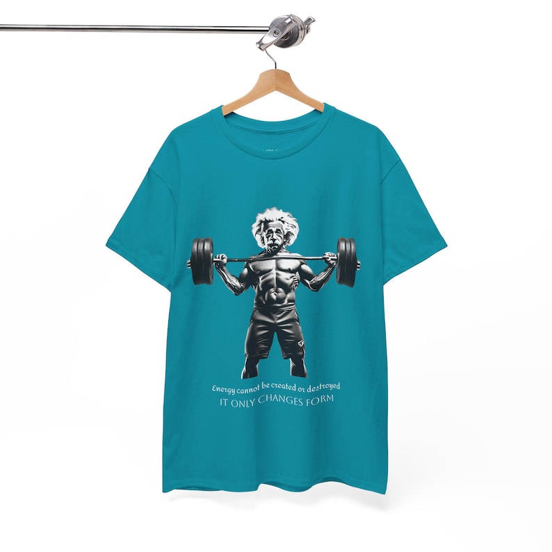 Albert Einstein Bodybuilder Shirt Flashlander Energy Cannot Be Created ...