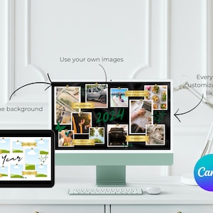 Digital Vision Board, Vision Board, Vision Board Digital, Vision Board ...