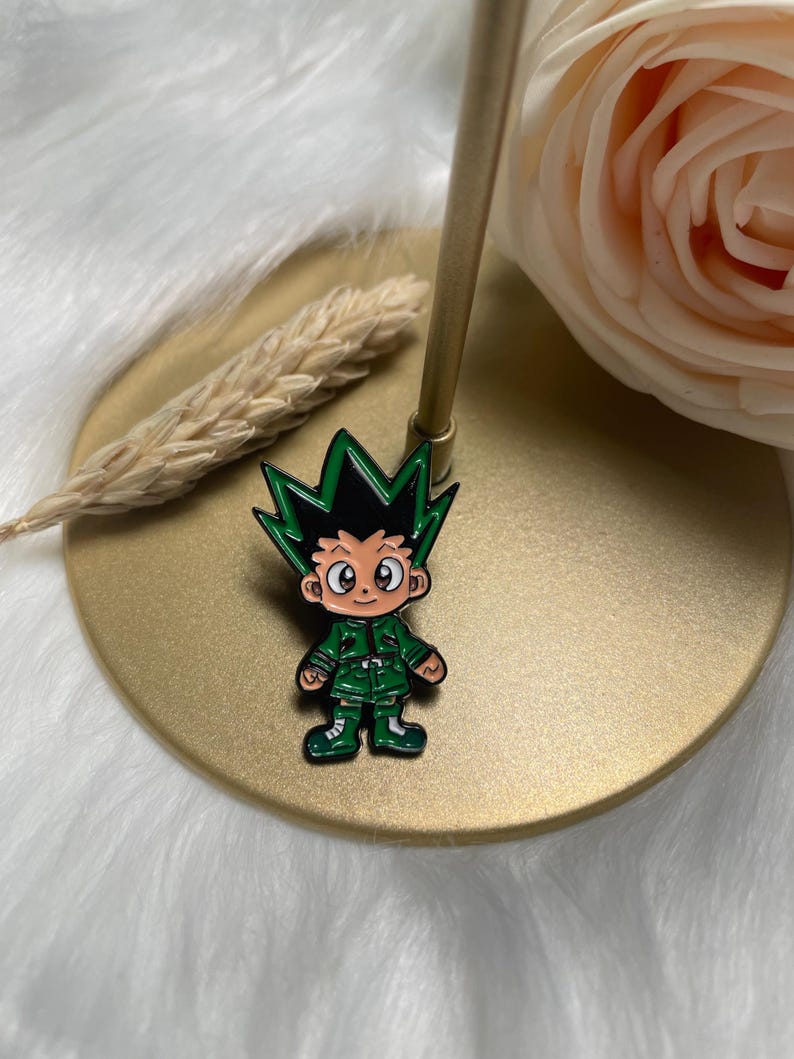 Kawaii Anime Enamel Pin: Chibi Cartoon Character Brooch - Etsy