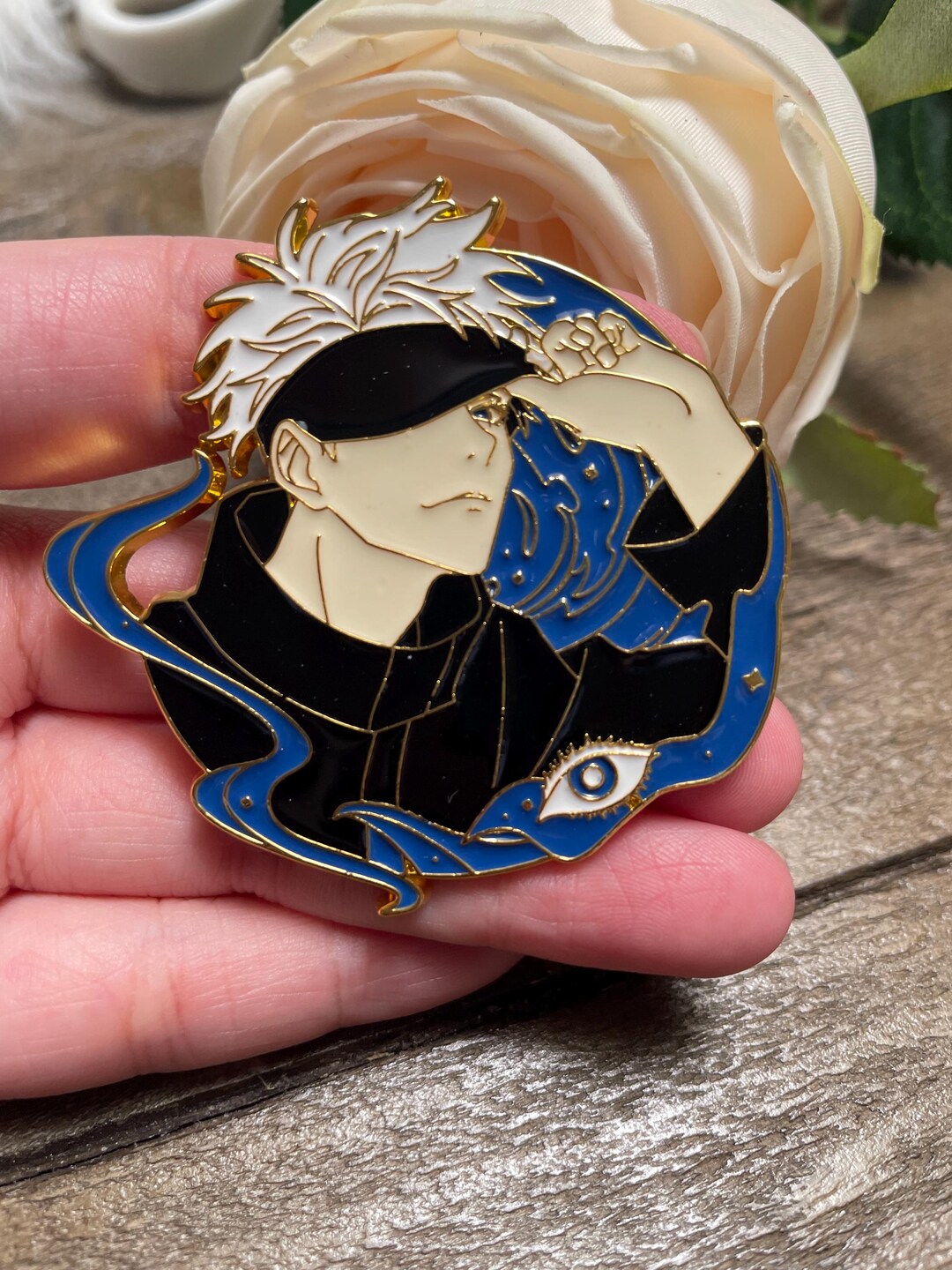 Kawaii Anime Enamel Pin/ Cartoon Character Brooch/ Chibi Enamel Anime ...