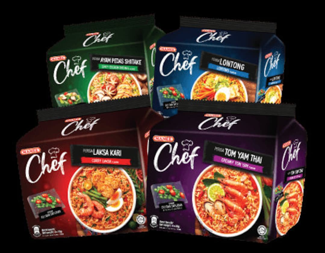 MAMEE CHEF Instant Noodles Laksa Curry / Tom Yum Thai / Lontong Flavour ...