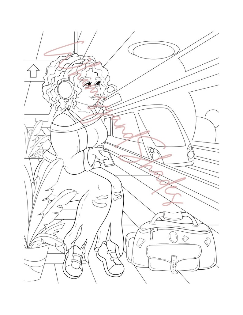 Plus Sized Women Body Positive Coloring Pages 30 Pages - Etsy