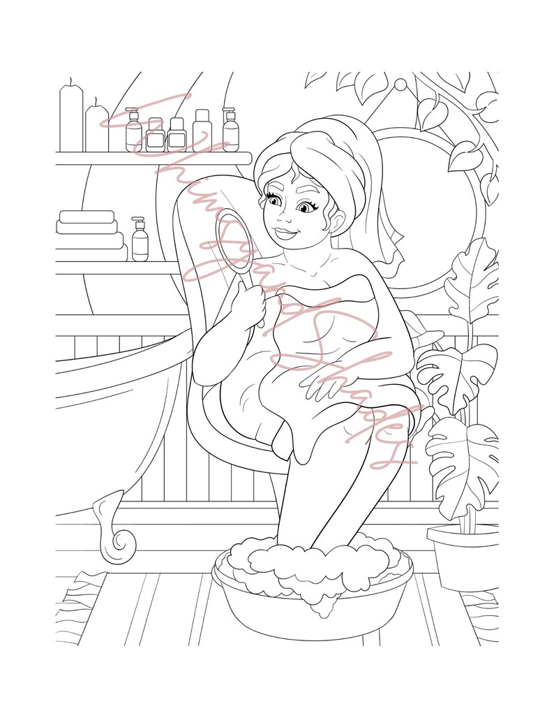 Plus Sized Women Body Positive Coloring Pages 30 Pages - Etsy