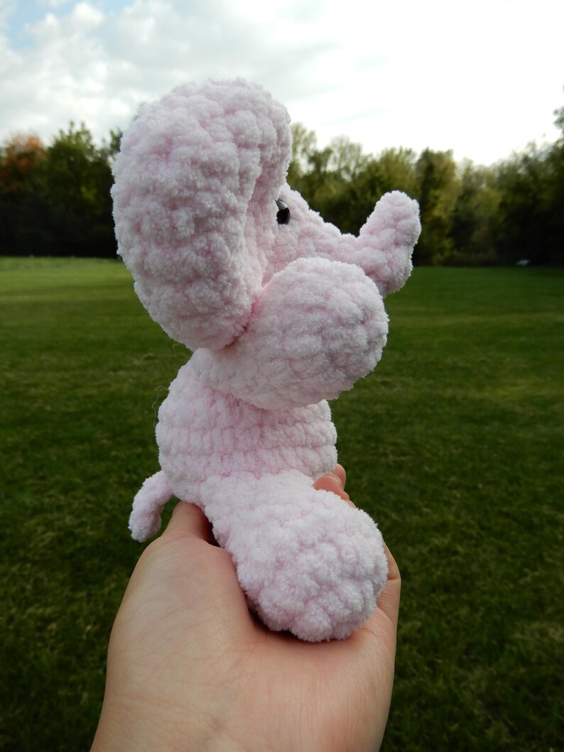Ellio/ellie the Elephant Crochet Pattern Beginner-friendly Lovable ...