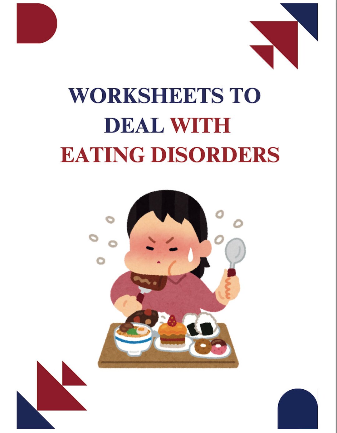 Eating Disorder 5 Top Values Worksheets | Digital Plan for Fear Foods ...