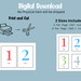 Numbers Flash Cards, Montessori Counting Flash Cards, Educational Cards ...