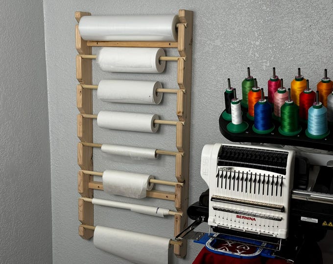 Embroidery Stabilizer Rack, Machine Embroidery, Embroidery Tools and ...