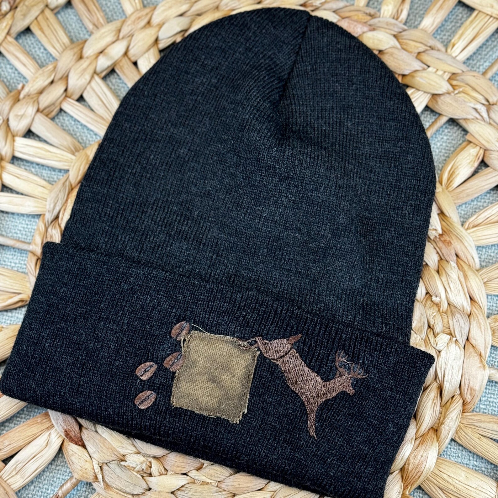 Bundle Deer Beanie Embroidery Patterns, Winter Hat Design File ...