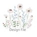 Pocket Tshirt Embroidery Pattern, Floral Design File, Embroidery Floral ...