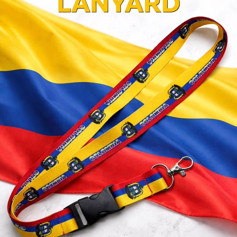 Colombia Flag Keychain - Etsy