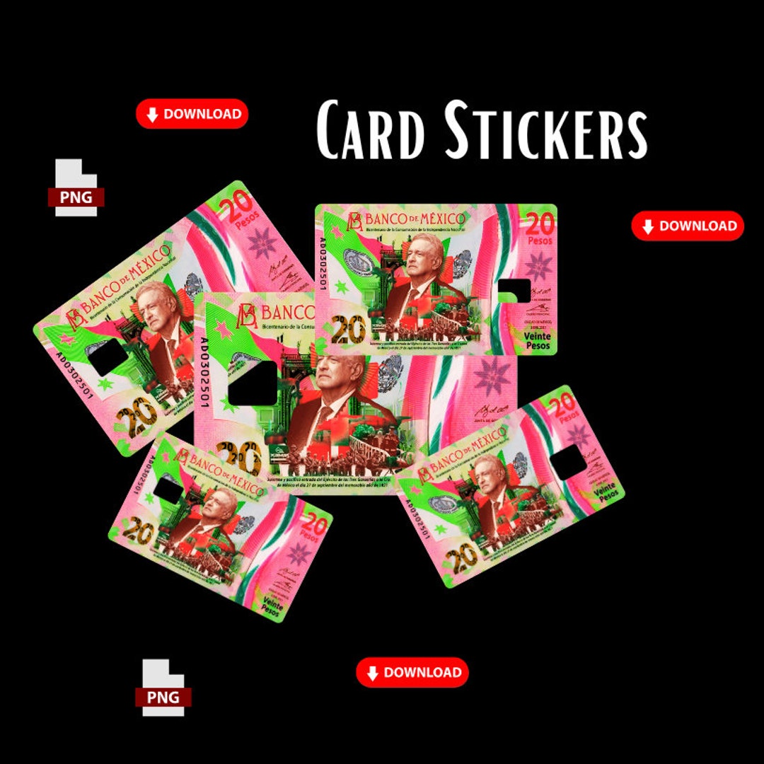 Mexico PNG Card Stickers, Mexico Debit Credit, Mexico Png, Mexico. - Etsy