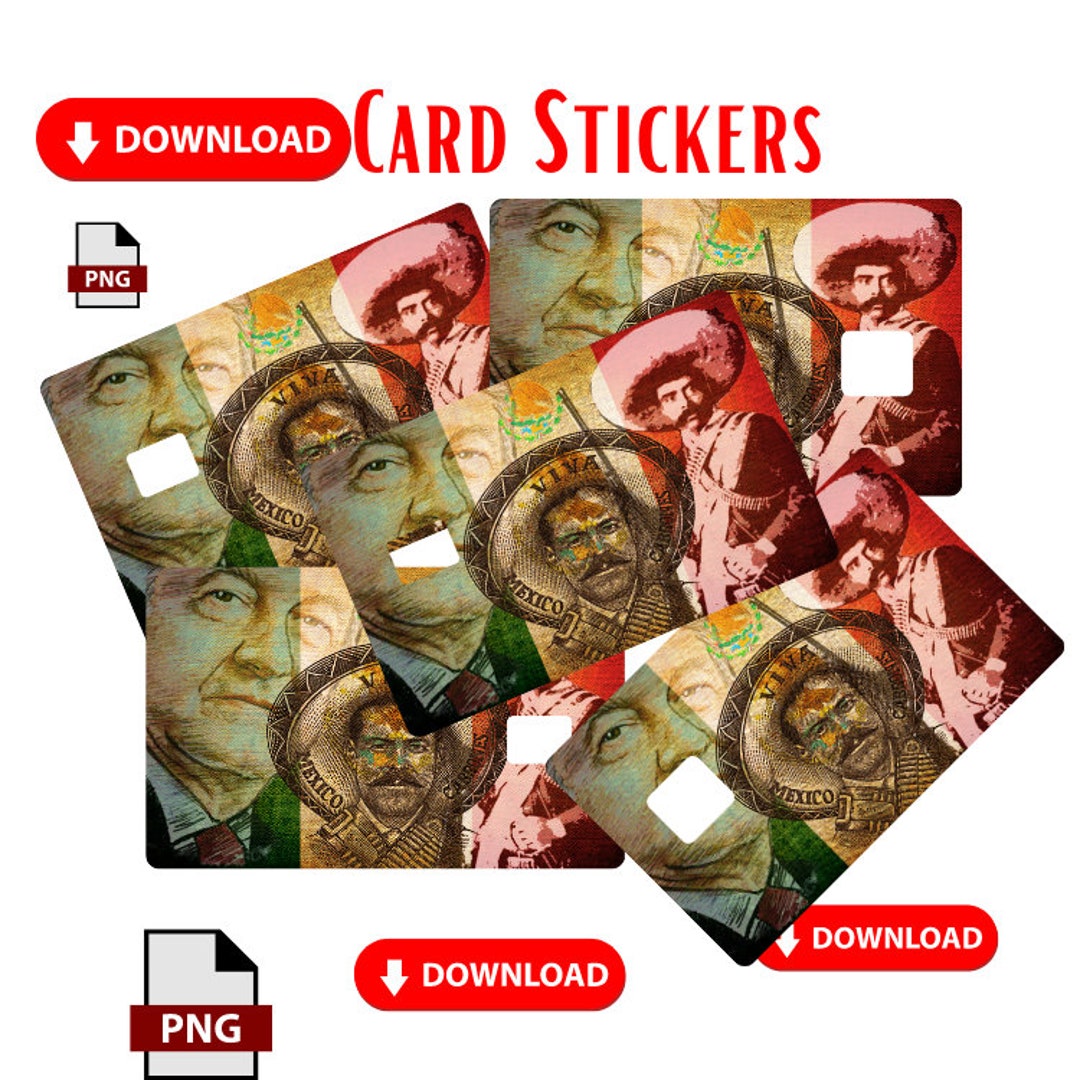 Mexico PNG Card Stickers, Mexico Debit Credit, Mexico Png, Mexico. - Etsy