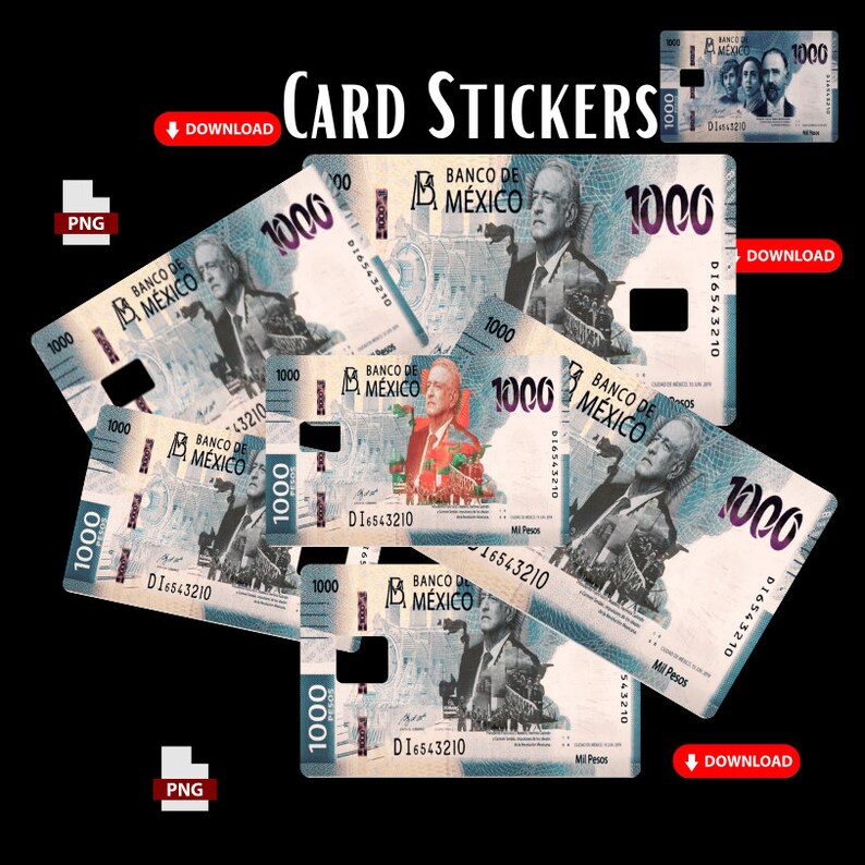Mexico PNG Card Stickers, Mexico Debit Credit, Mexico Png, Mexico. - Etsy