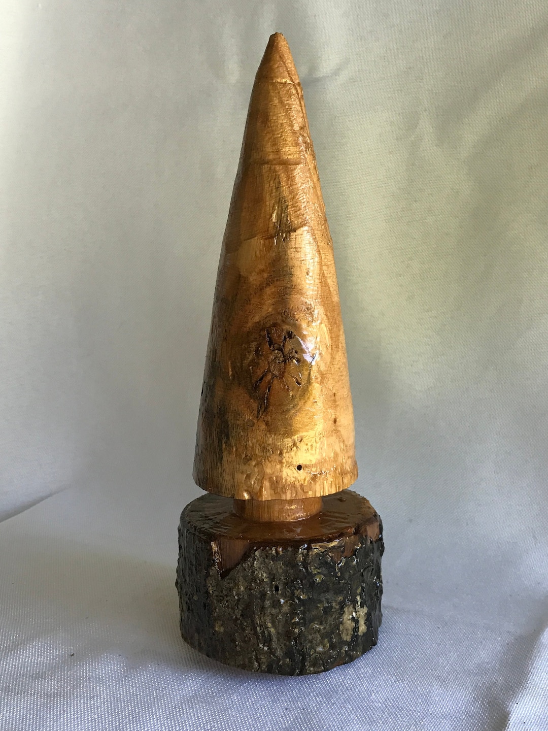 Natural Rustic Camphor Turned Wood Tree - 8" Tall. A Unique Addition to ...