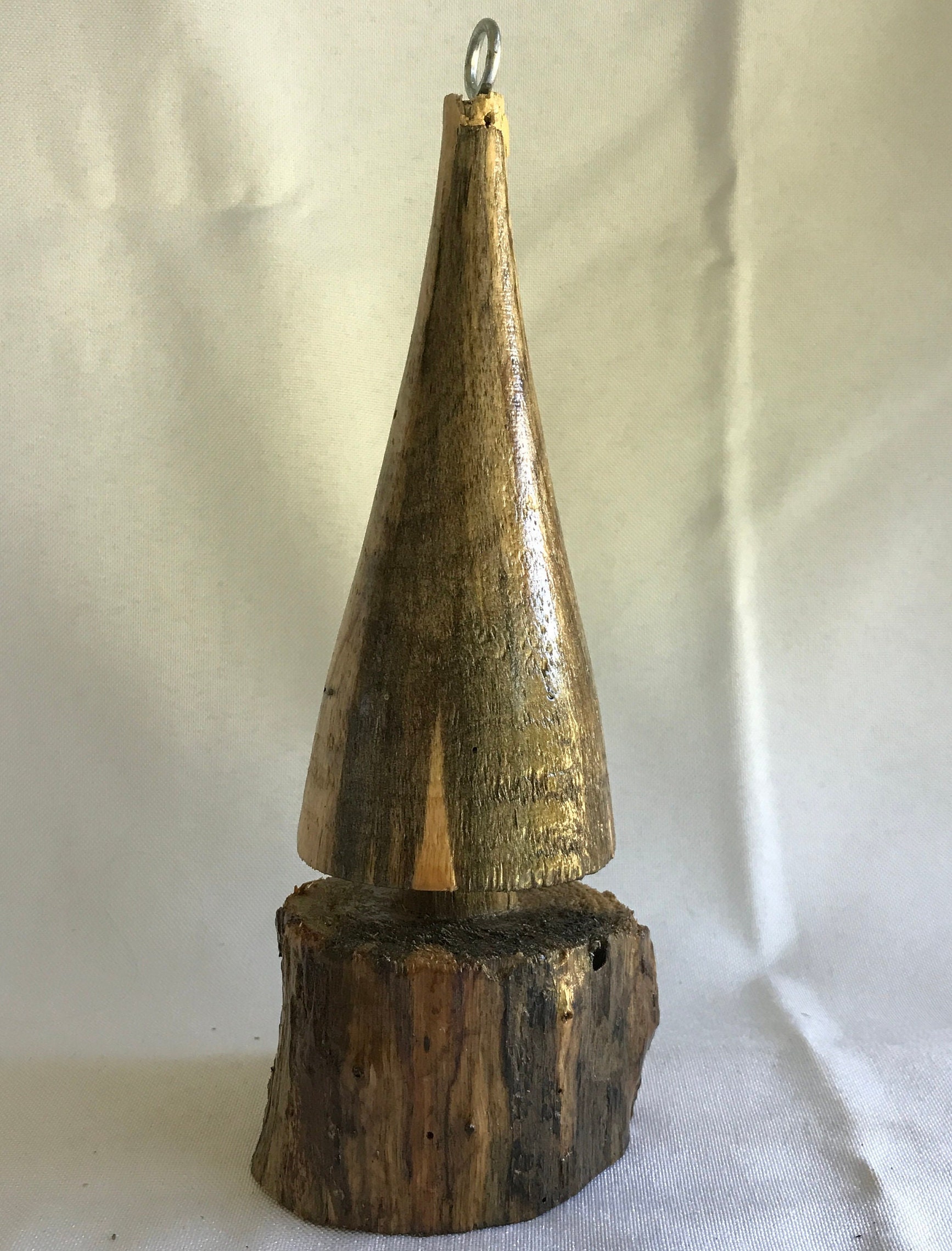 Natural Rustic Camphor Turned Wood Tree - 8" Tall. A Unique Addition to ...