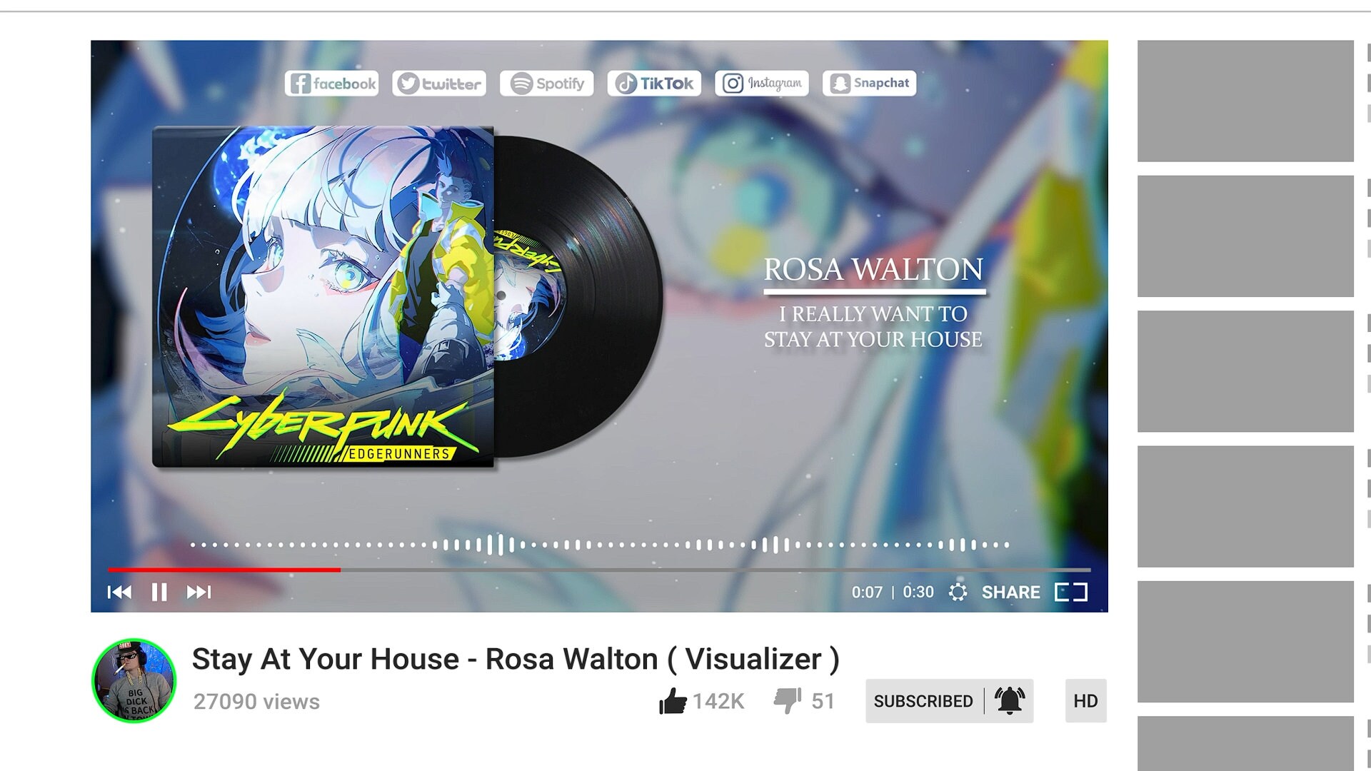 Custom Music Video Visualizer vinyl Record Style - Etsy