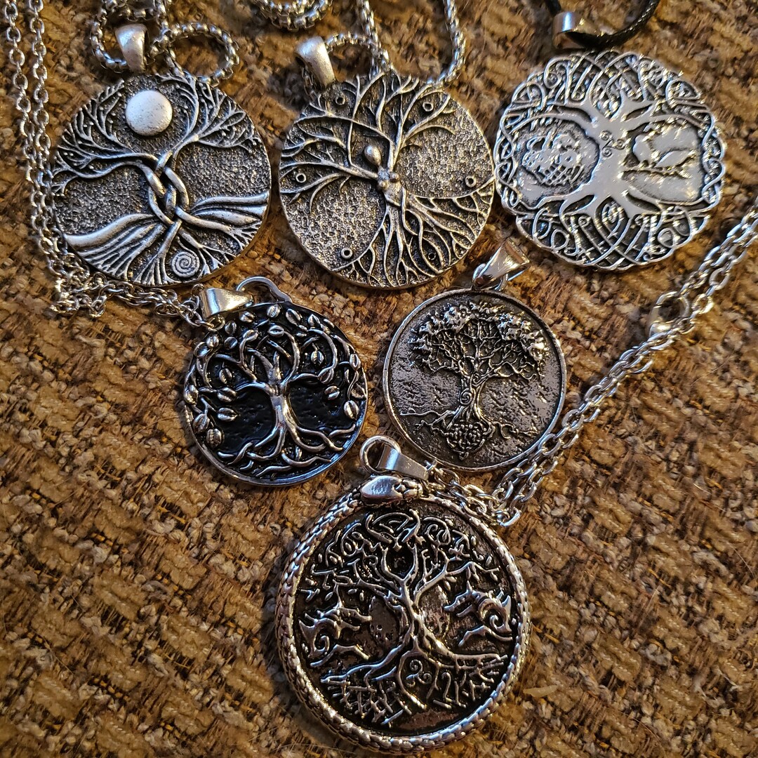 Choose 7 Diff Designs tree of Life Pendants Small Medium Size - Etsy