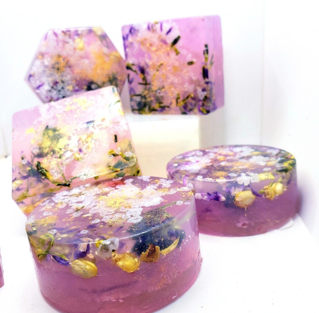 Travel Back to the Victorian Era W These Clear Glycerin Soaps Dried ...