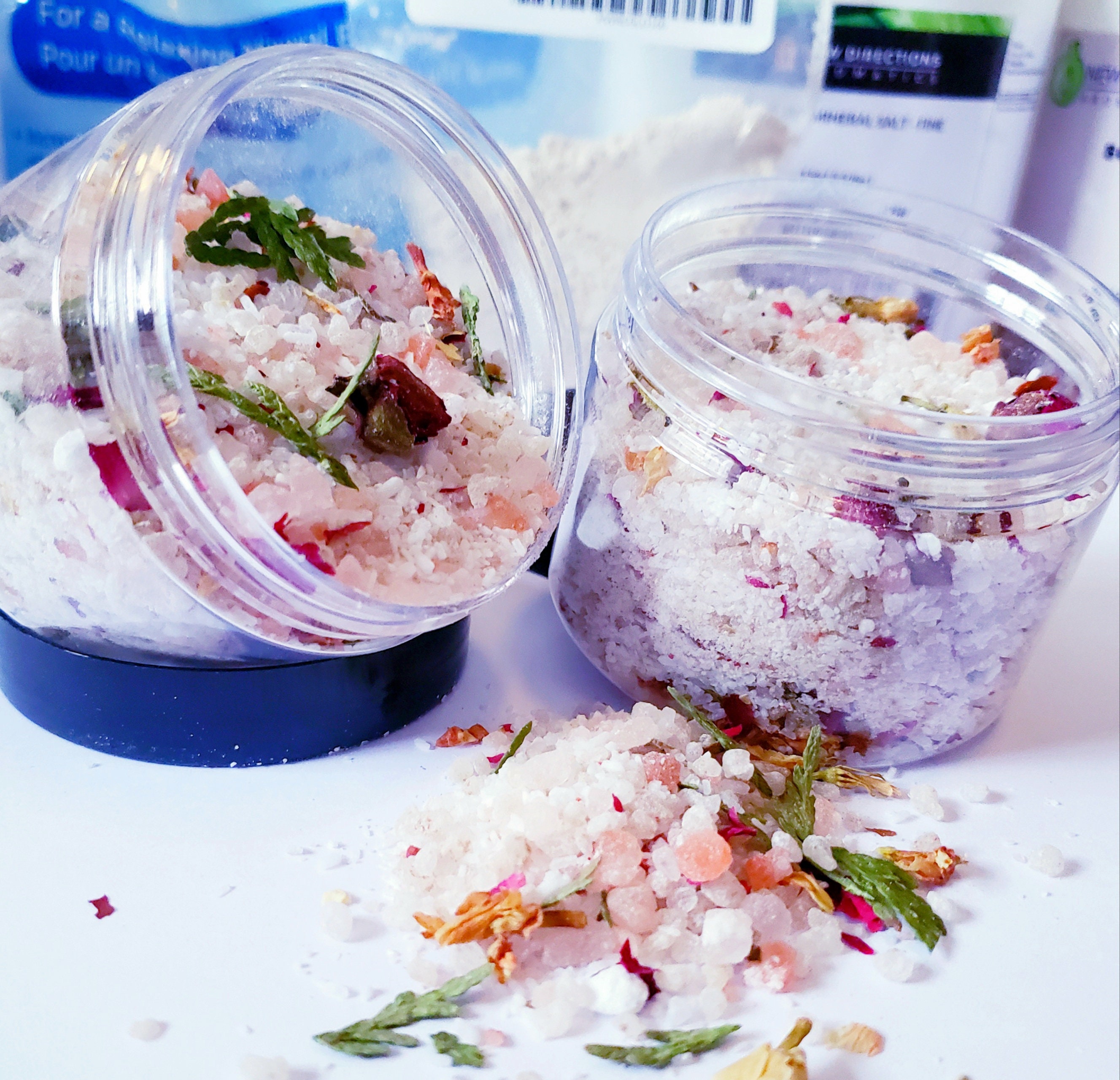 SANDALWOOD Essential Oil BATH TEA Triple Salt Bath Tea Soak, Sore Feet ...